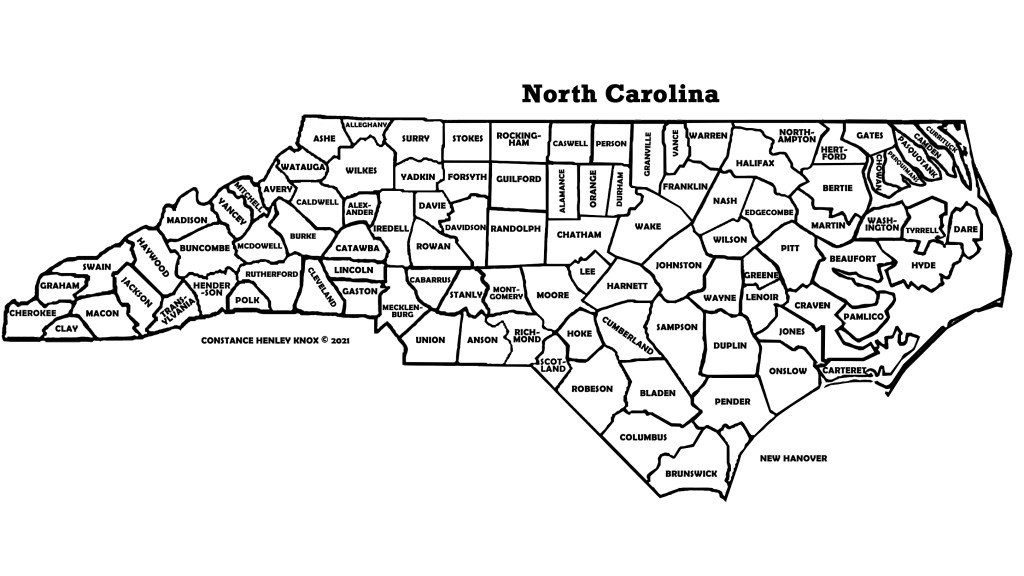 Maps of NC - North Carolina Ancestry